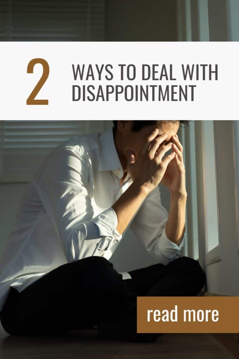2 Ways to Deal with Disappointment - Foundational With Dr. Dean